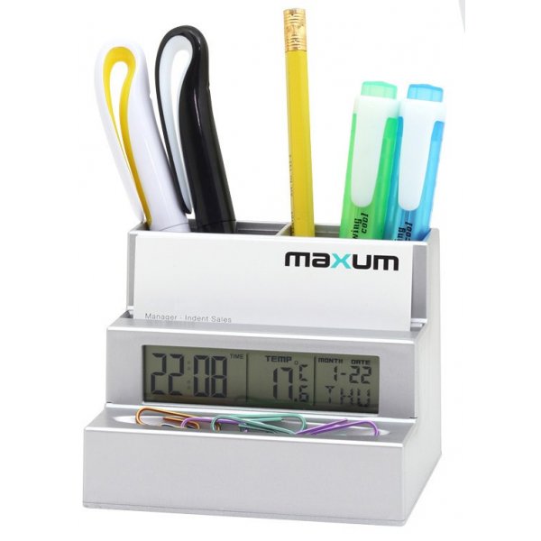 Custom Digital Desk Organiser | Office Pen Promo Stationery Storage ...