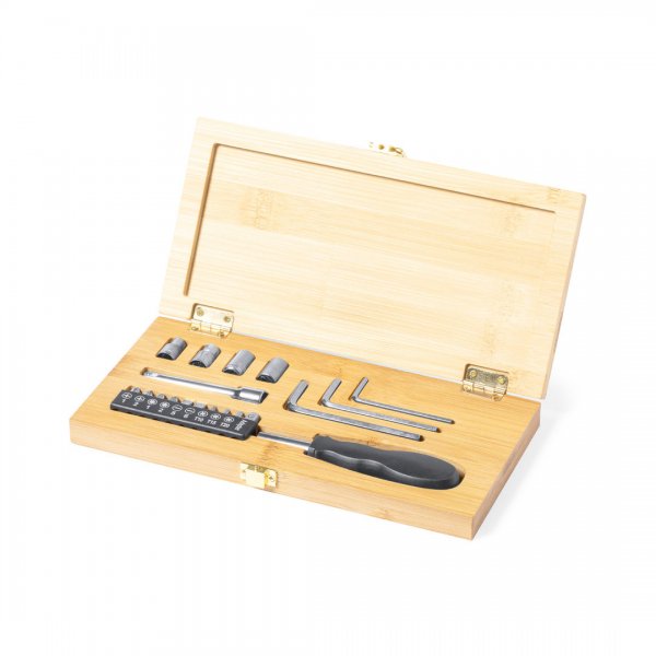 Tools Set Nature Line in Bamboo Box Branded | Business Consultant ...