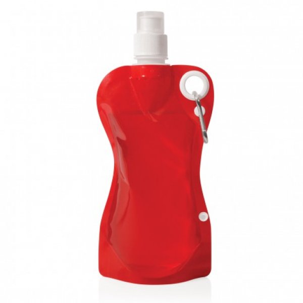 Custom Printed Folding Bottle | Red White Beverage Business Food Retail ...