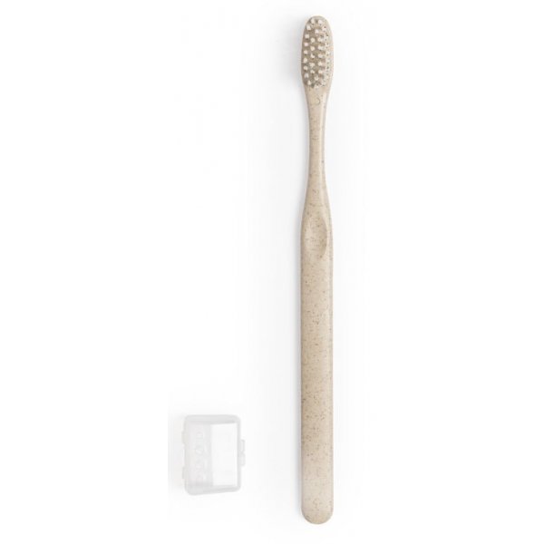 Custom Printed Logo Branded Wheat Straw Toothbrush | Personalised ...