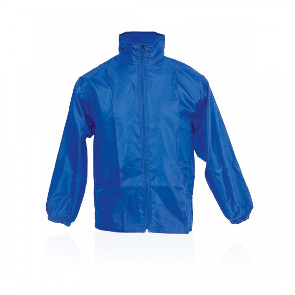 Custom Printed Pockets Raincoat with Zip | Blue Green Orange Red Boat ...