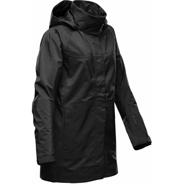 Custom Logo Branded Women Mission Technical Jacket | Black Navy ...